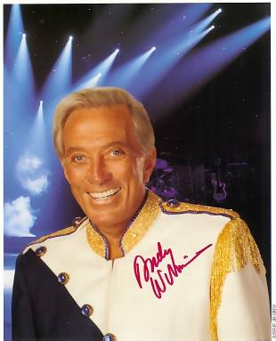 ANDY WILLIAMS autographed photo - Sign Of The Times