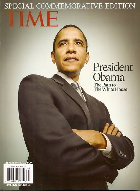 BARACK OBAMA autographed "SPECIAL EDITION TIME" magazine- PERFEC - Sign ...