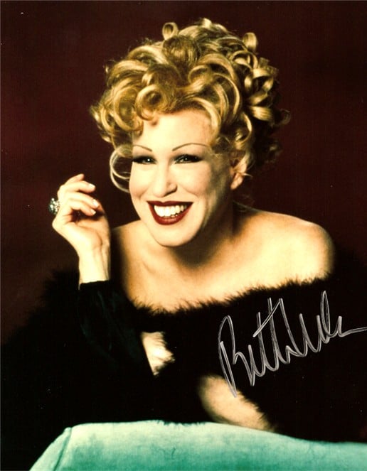 BETTE MIDLER autograph- CLASSY signed photo! - Sign Of The Times