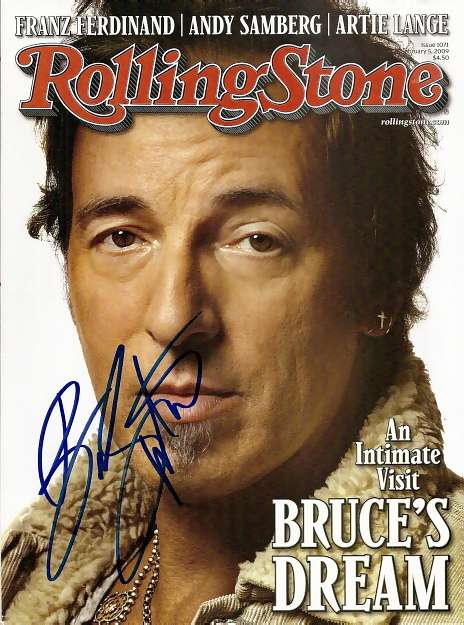 BRUCE SPRINGSTEEN autographed-***ROLLING STONE***Magazine! - Sign Of ...