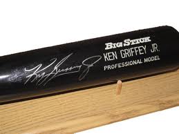 Ken Griffey Jr. autographed bat - Sign Of The Times