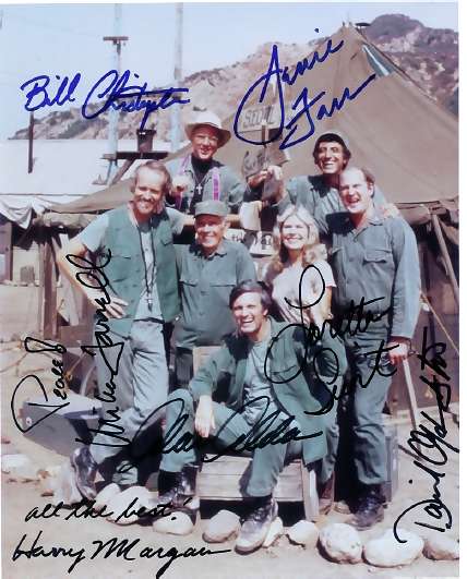 M*A*S*H autographed cast photo signed by ALL SEVEN PICTURED! RAR - Sign ...