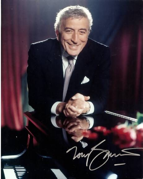 TONY BENNETT autograph- #1- SUPERB signed photo! - Sign Of The Times